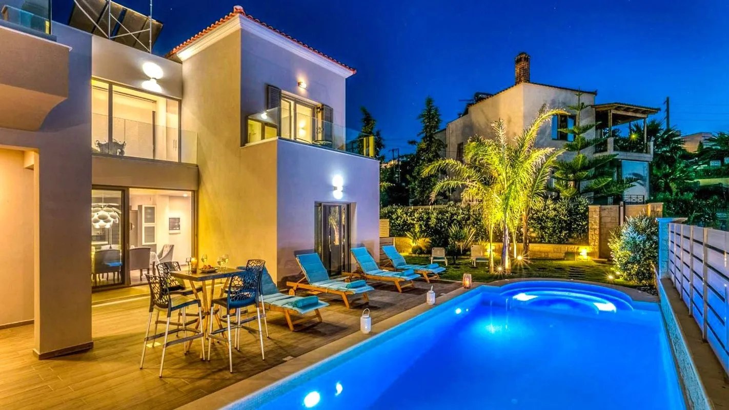 Beach Crete Villas for Large Group, Beach Chania Villas, Villa in Greece